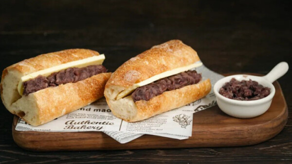 Red Bean Sandwich Slicing - Sandwich Cutting Machine - Cheersonic